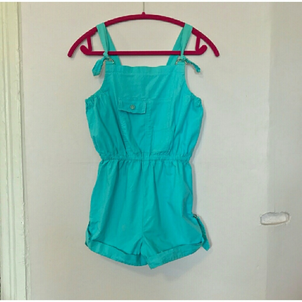 Vintage Overall Romper 80s - Gem